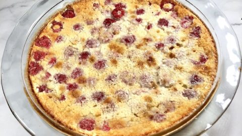 German Raspberry Custard Kuchen - Chopnotch