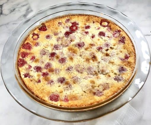 Raspberry Custard Kuchen - Chopnotch