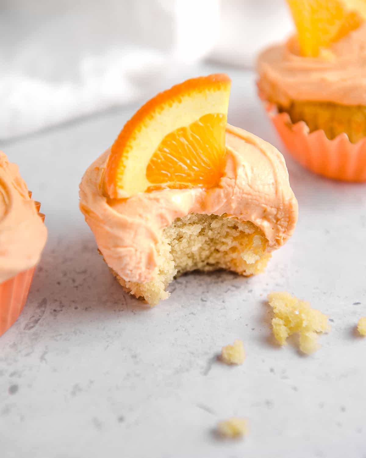 Orange Cupcakes with Orange Frosting - Chopnotch