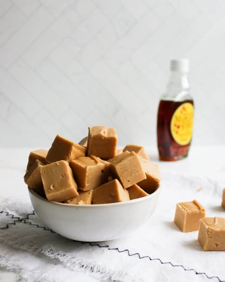 Maple Fudge Recipe with Real Maple Syrup! - Chopnotch