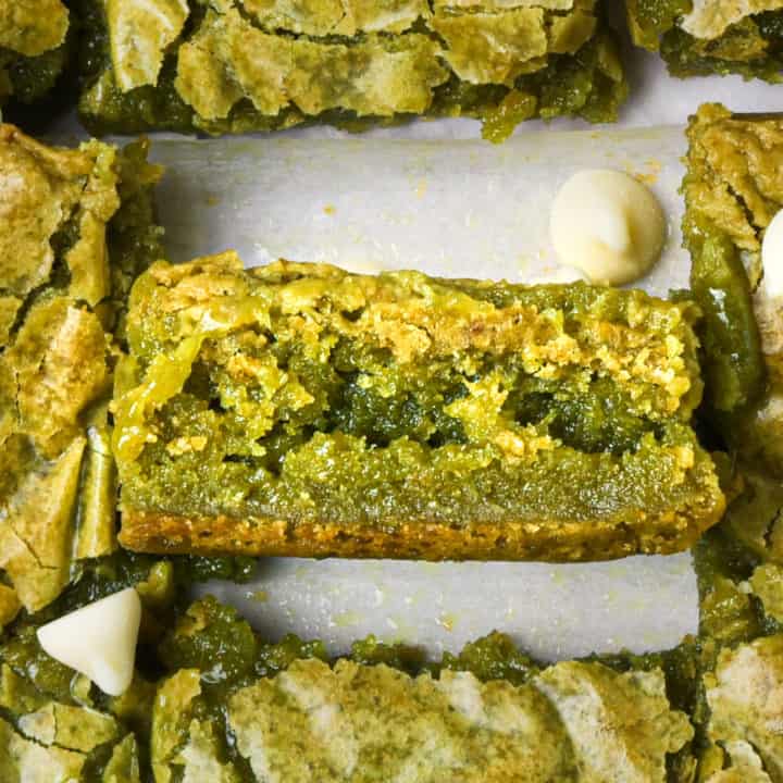 Matcha Brownies the Easy Way! - Chopnotch