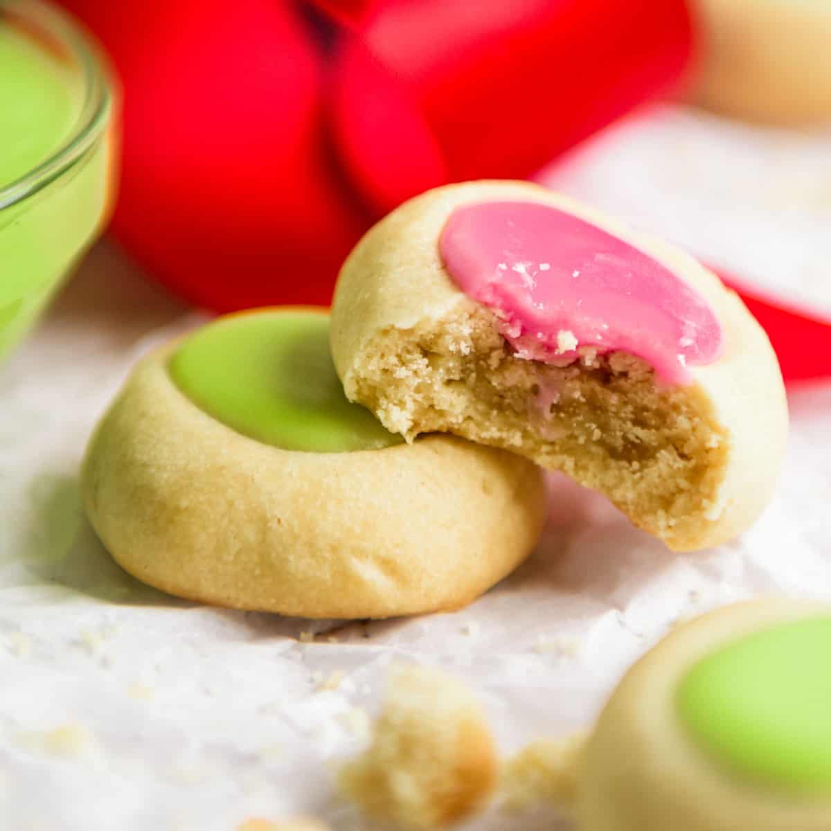Iced Thumbprint Cookies - Chopnotch