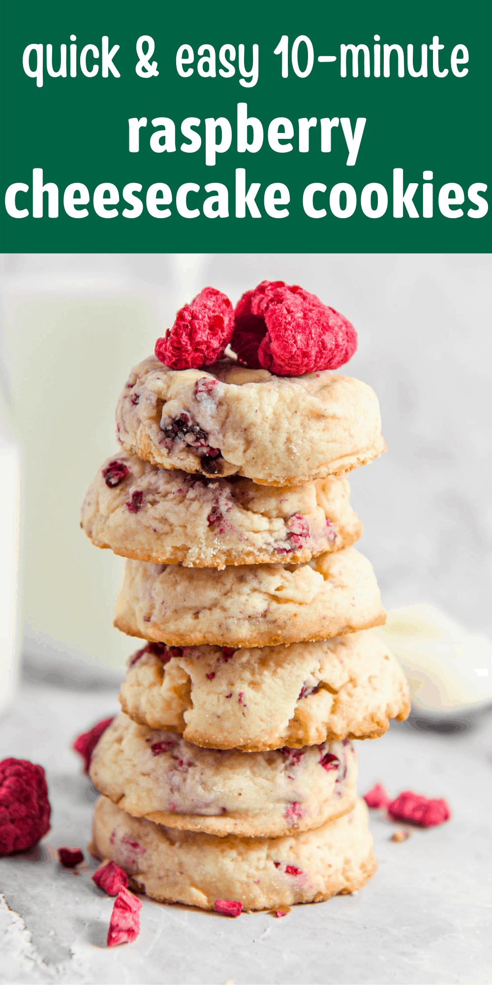 Raspberry Cheesecake Cookies - Chopnotch