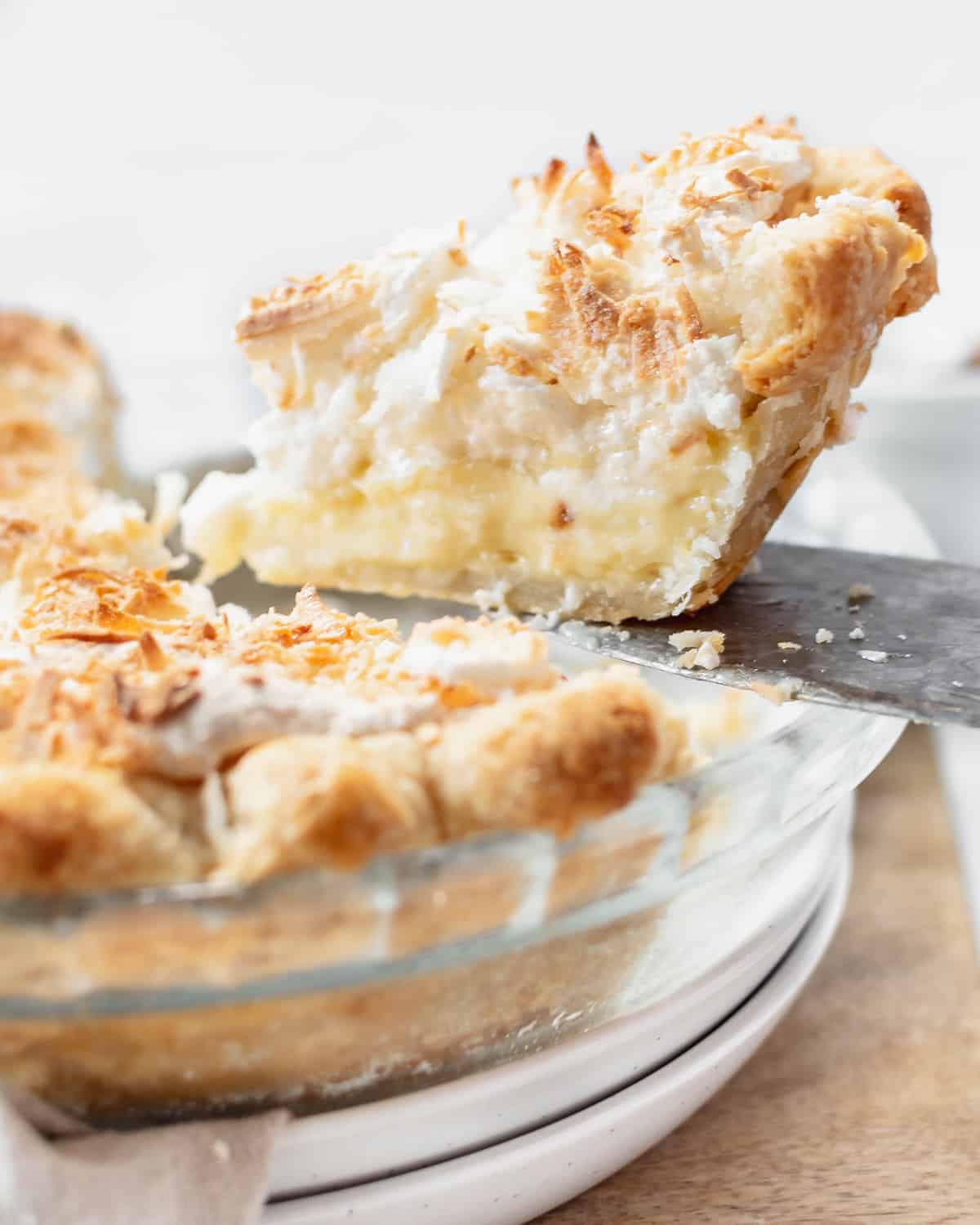 Coconut Cream Pie with Meringue - Chopnotch