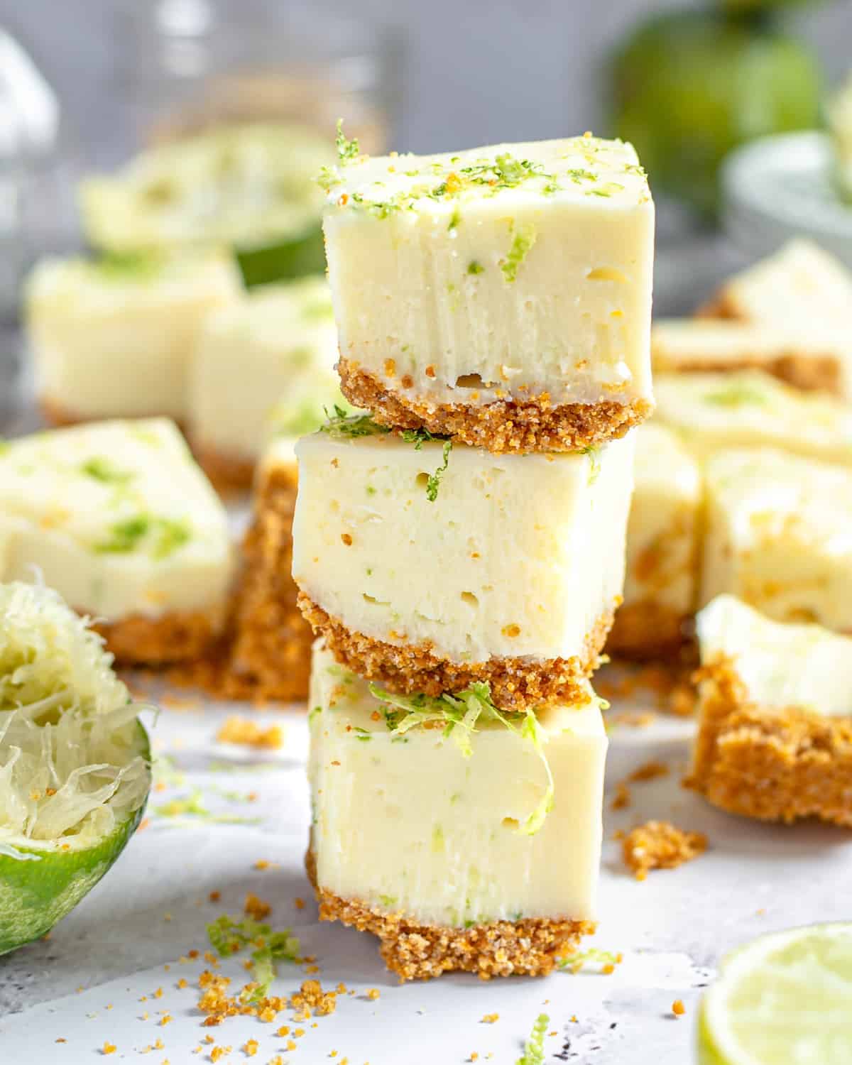 Key Lime Fudge with Graham Cracker Crust - Chopnotch